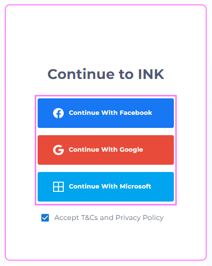 INK - How To Check My Account Settings & Details?